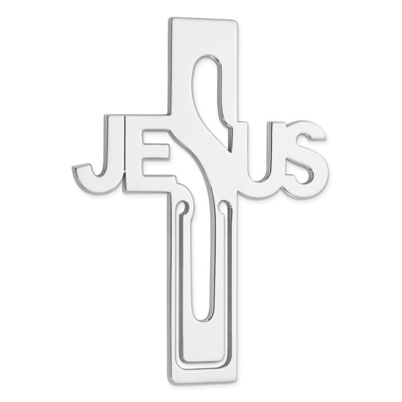 Million Charms | Other | 925 Sterling Silver Rhodiumplated Jesus Cross ...